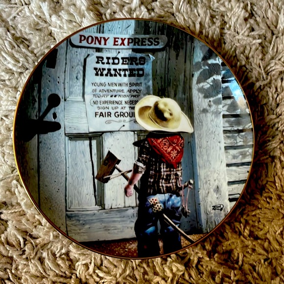 Western Art Don Clark | Wall Decor | Frontier American Plate Collection ...